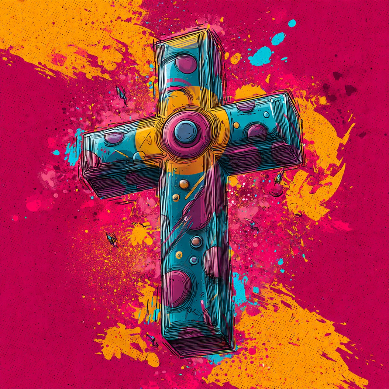 Download Cruz, Christ, Jesus. Royalty-Free Stock Illustration Image ...