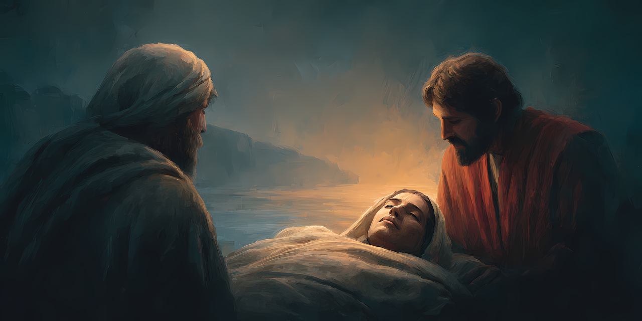 Download Bible Art, Biblical Illustration, Christian Artwork. Royalty ...