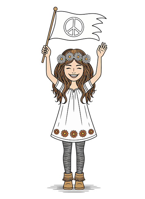 Download Cartoon, Hippie, Design. Royalty-Free Stock Illustration Image ...