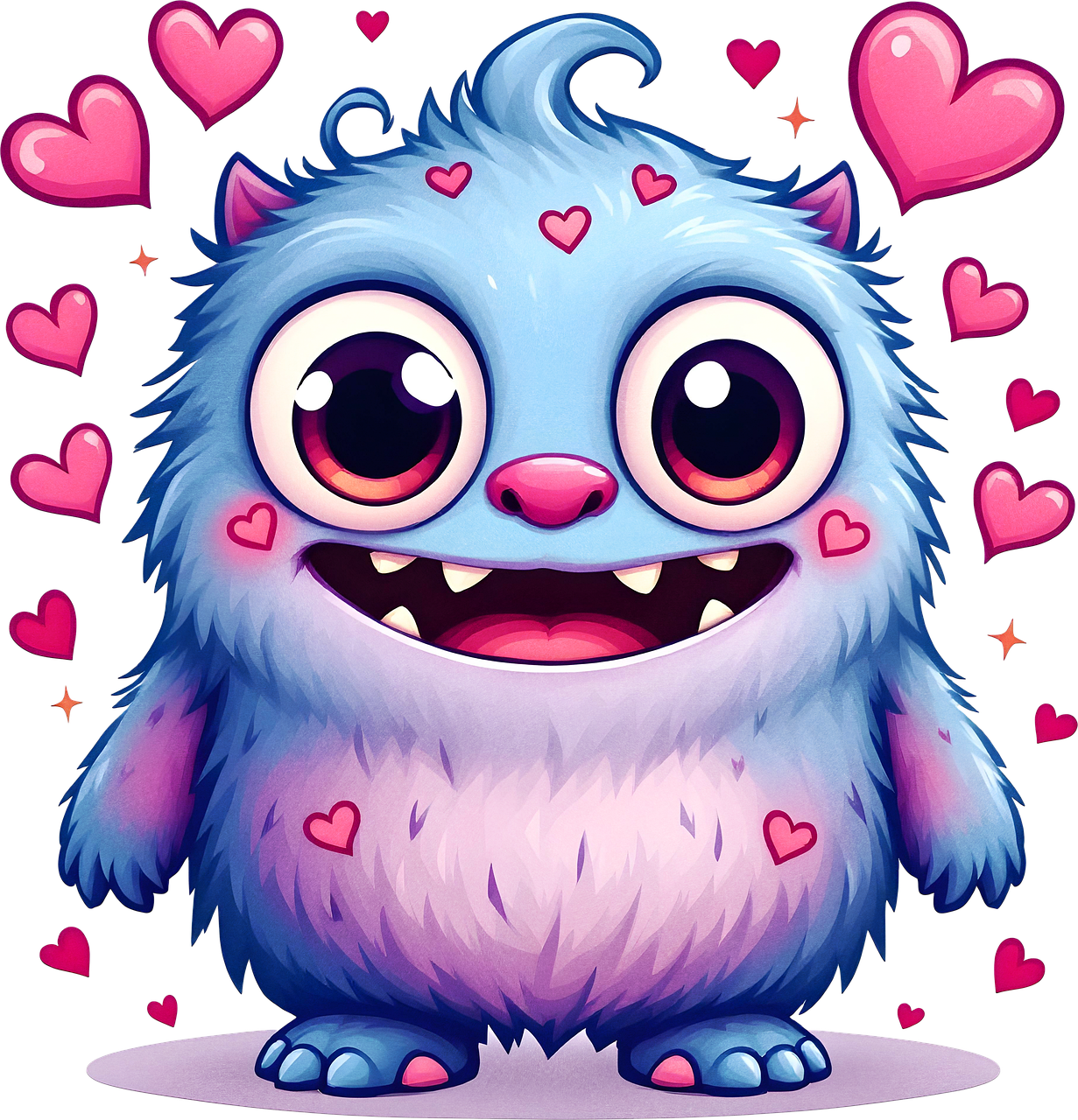 Download Valentine'S Day, Monster, Love. Royalty-Free Stock ...