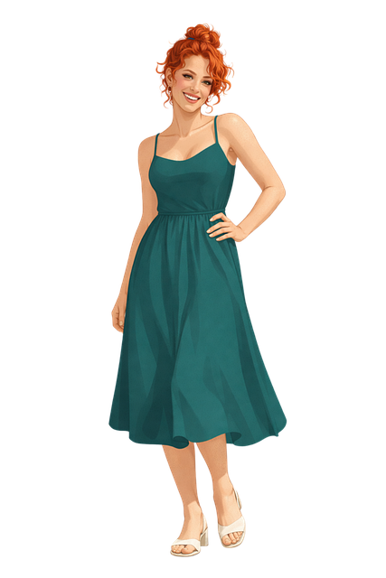 Download Fashion Illustration, Elegant Woman, Red Hair. Royalty-Free ...