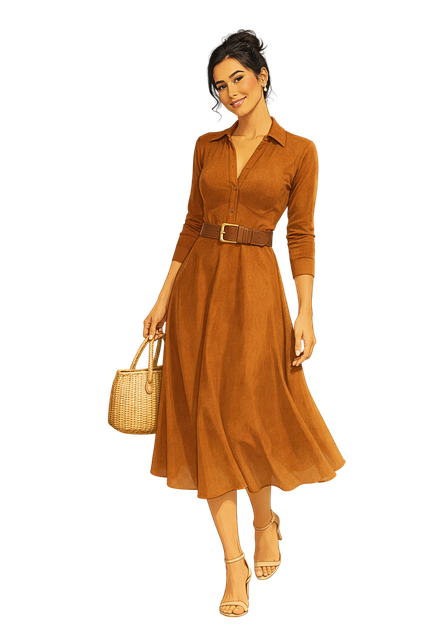 Download Fashion Illustration, Elegant Woman, Autumn Outfit. Royalty ...
