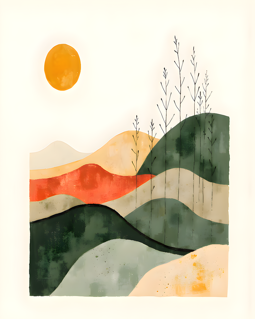 Download Abstract, Landscape, Minimalist. Royalty-Free Stock ...