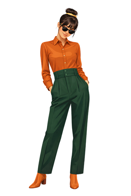 Download Fashion Illustration, Stylish Woman, Autumn Fashion. Royalty ...