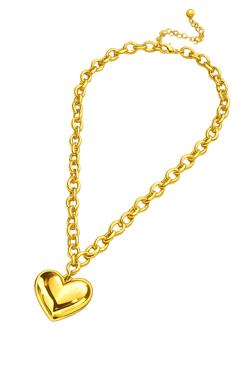 Download Heart Necklace, Gold Jewelry, Fashion Accessory. Royalty-Free ...