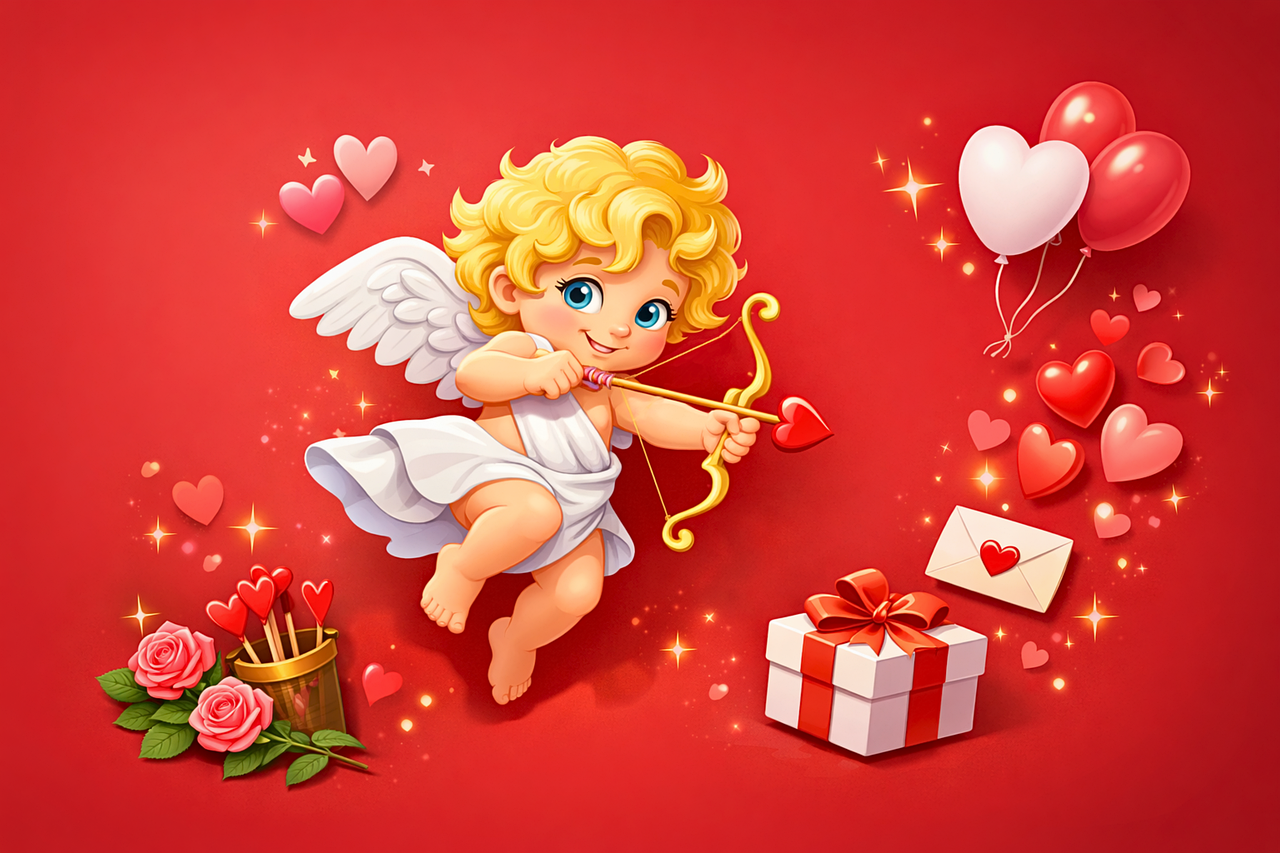 Download Generated To, Valentine'S Day, Cupid. Royalty-Free Stock ...