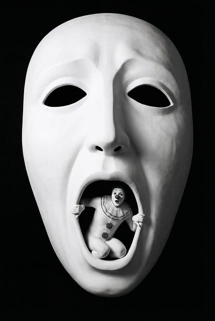 Masker Badut Putih Ruang - Gambar gratis di Pixabay