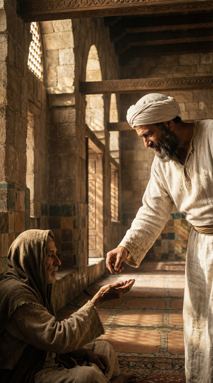Download Charity, Giving Alms, Sadaqah. Royalty-Free Stock Illustration ...