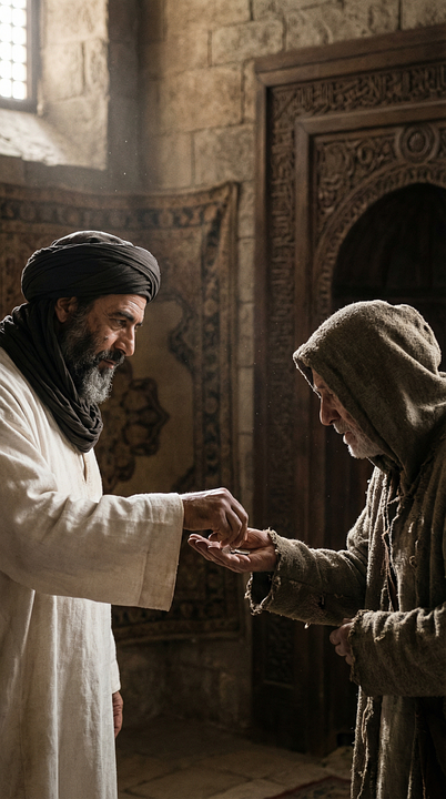 Download Charity, Giving Alms, Sadaqah. Royalty-Free Stock Illustration ...