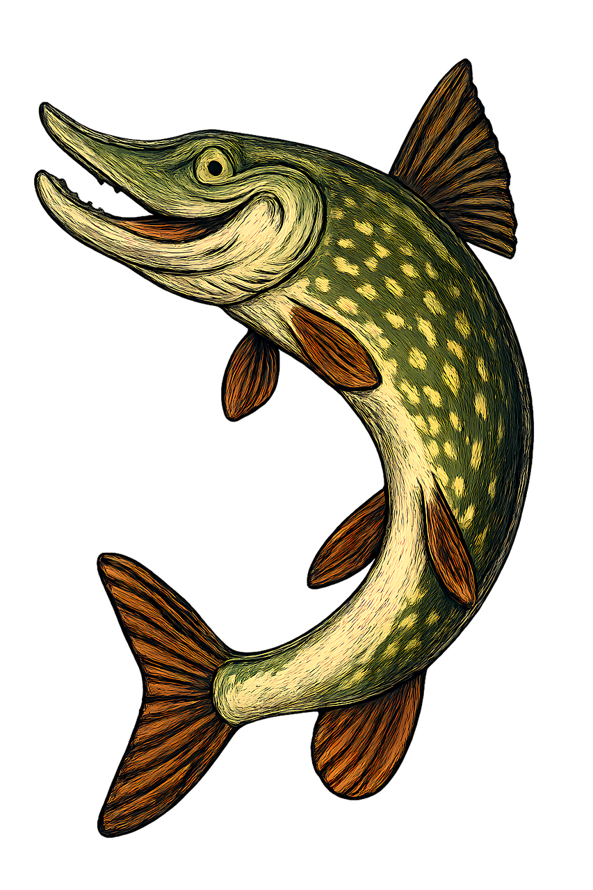Download Pike, Fish, Fishing. Royalty-Free Stock Illustration Image ...