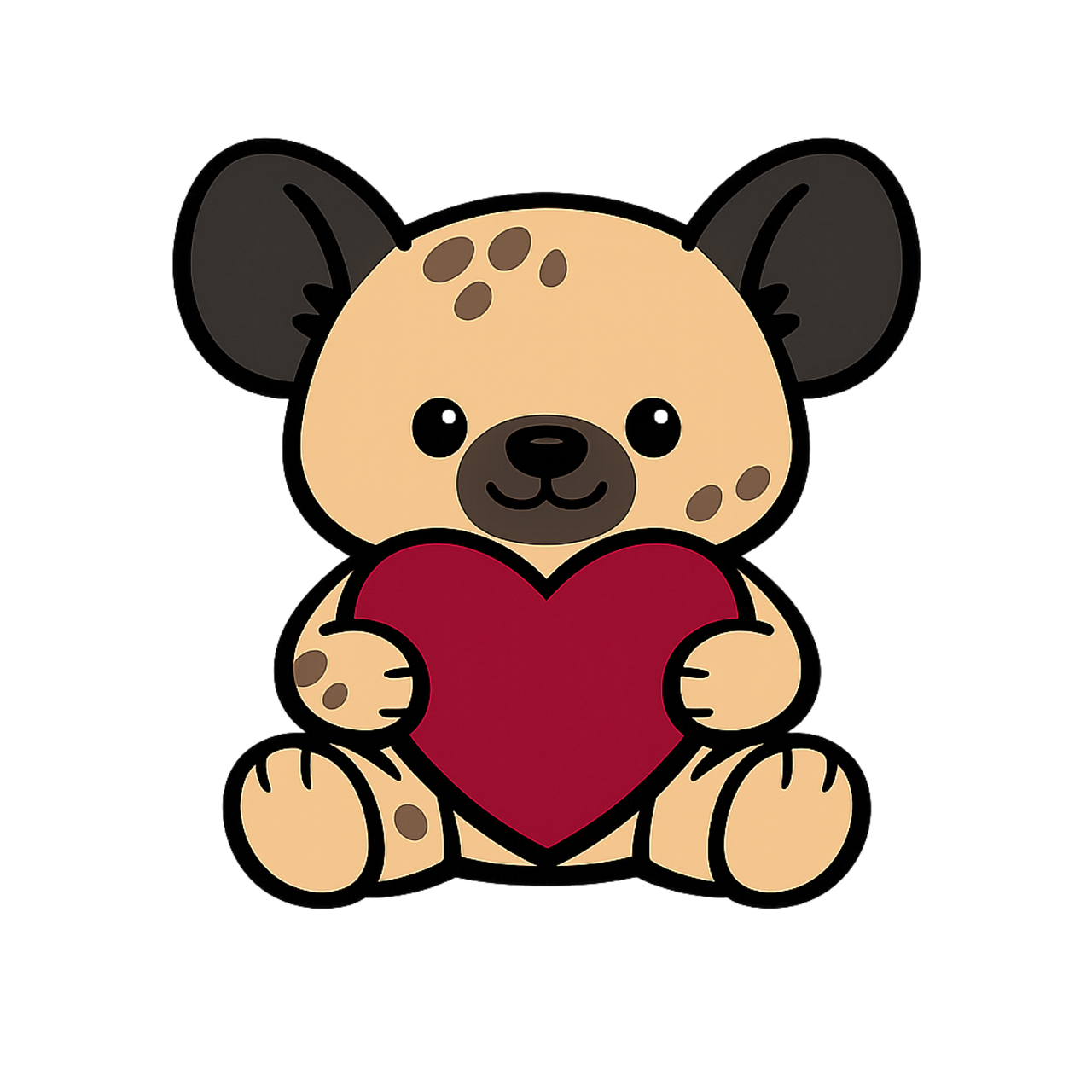 Download Baby Hyena Illustration, Cute Animal, Cartoon Object. Royalty ...