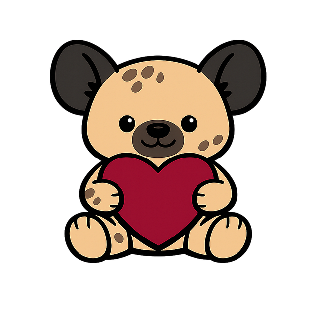 Download Baby Hyena Illustration, Cute Animal, Cartoon Object. Royalty ...