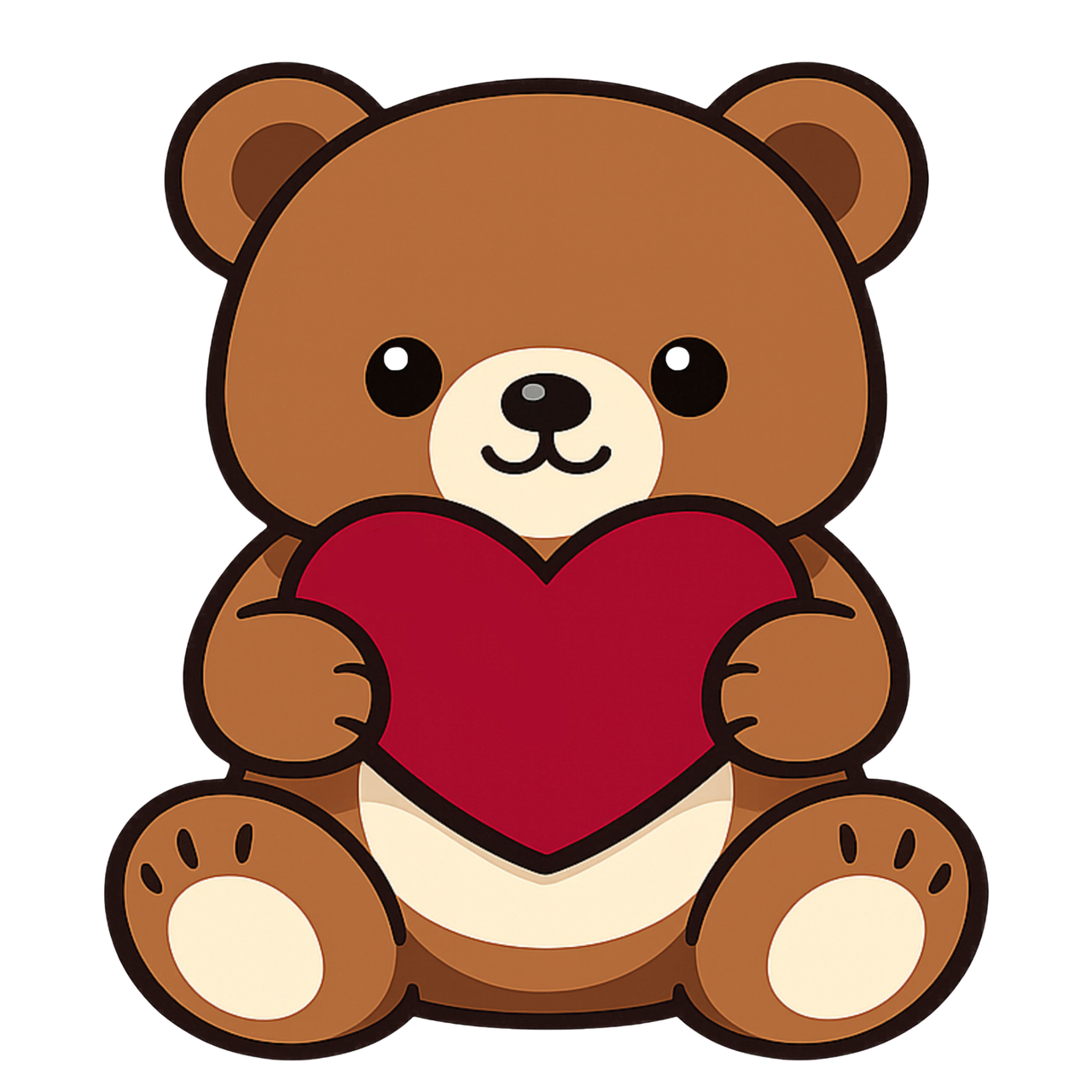 Download Baby Grizzly Bear Illustration, Cute Animal, Cartoon Object ...