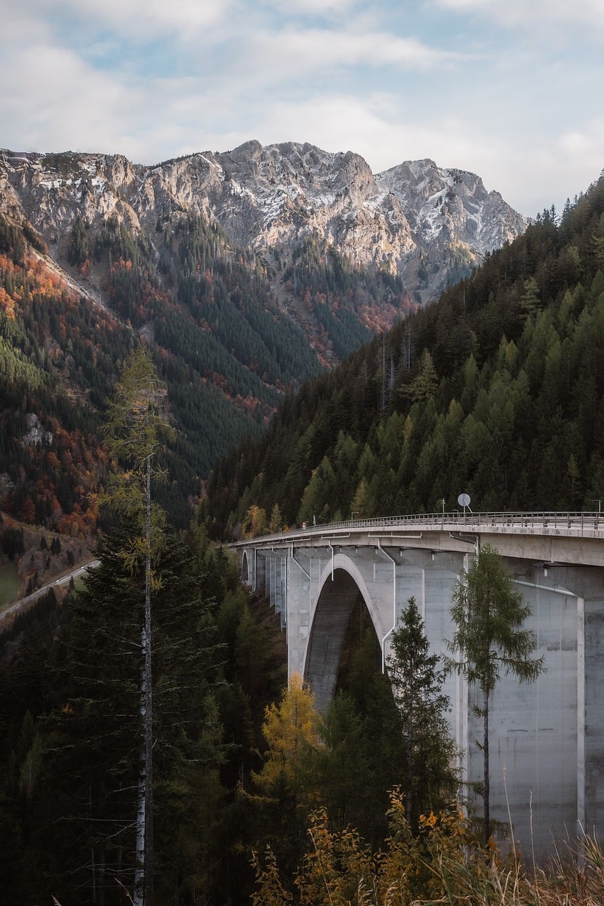 Mountain Bridge Alpine Scenery - Free photo on Pixabay