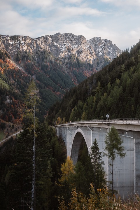 Mountain Bridge Alpine Scenery - Free photo on Pixabay