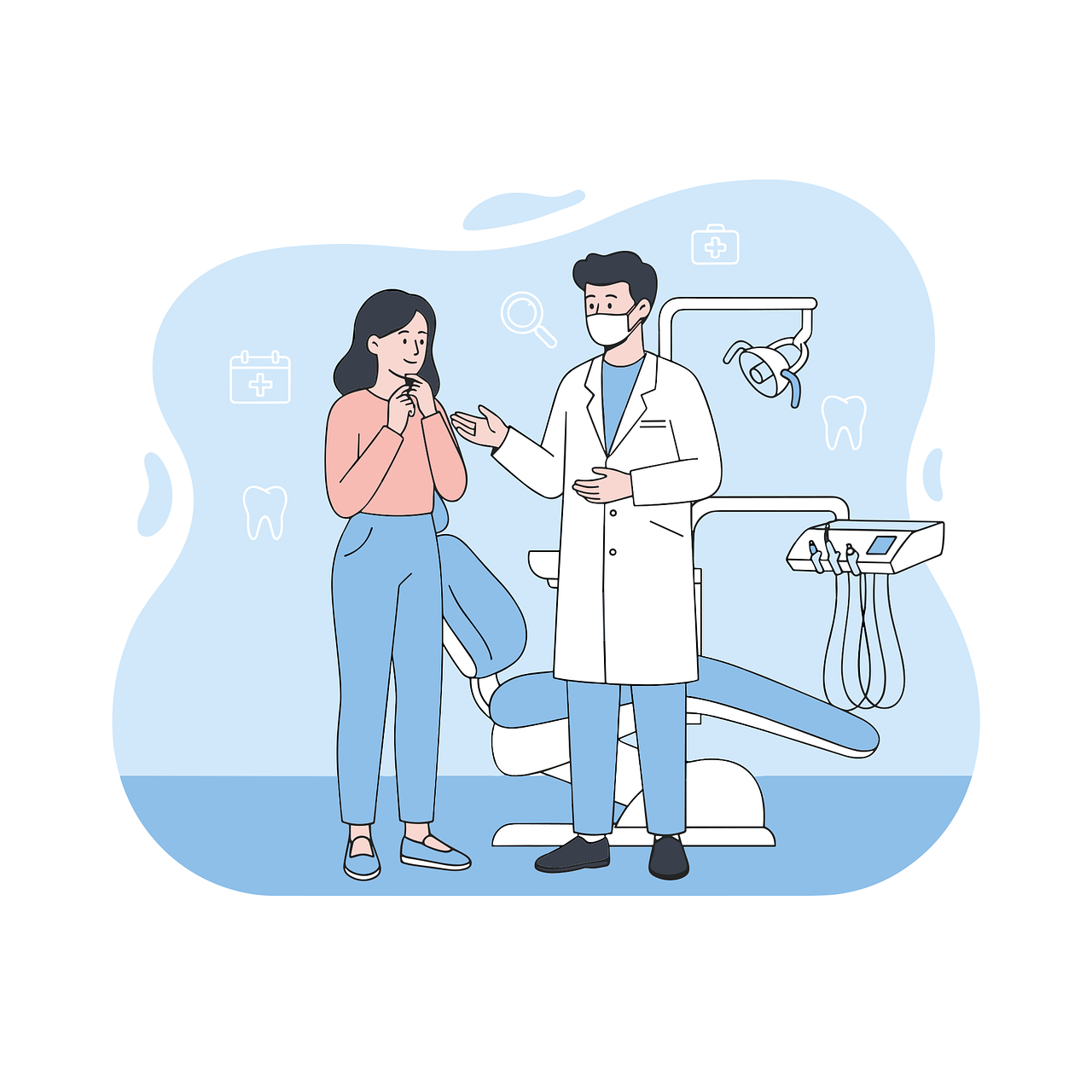 Download Doctor Consultation Illustration, Medical Checkup, Healthcare ...