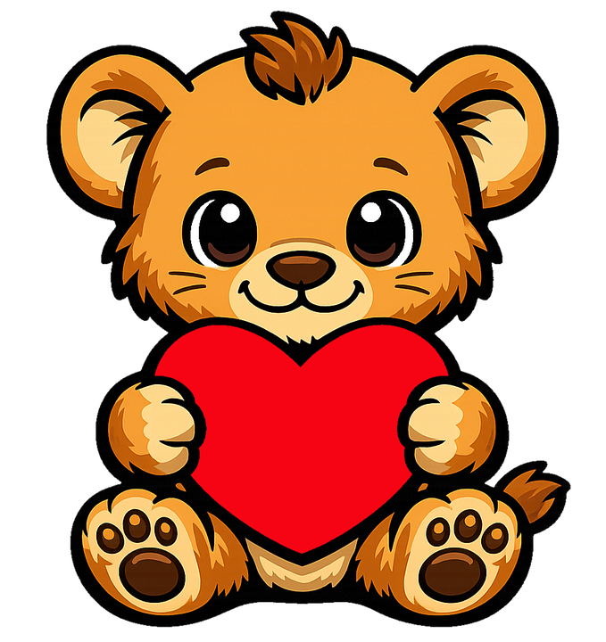 Download Baby Lion Illustration, Cute Animal, Cartoon Object. Royalty ...