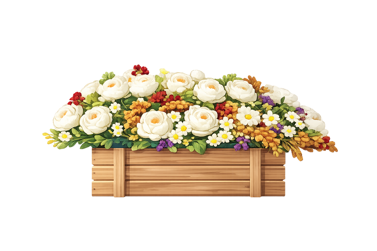 Download Wooden Planter Box, Floral Arrangement, Opera Burgundy Roses ...