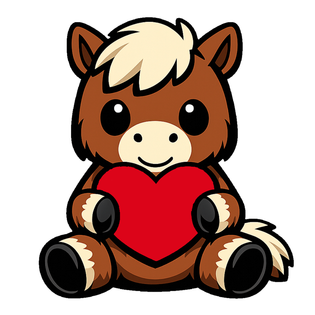 Download Baby Horse Illustration, Cute Pony, Cartoon Object. Royalty ...