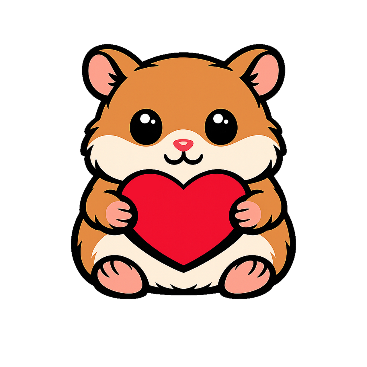 Download Baby Hamster Illustration, Cute Rodent, Cartoon Object ...