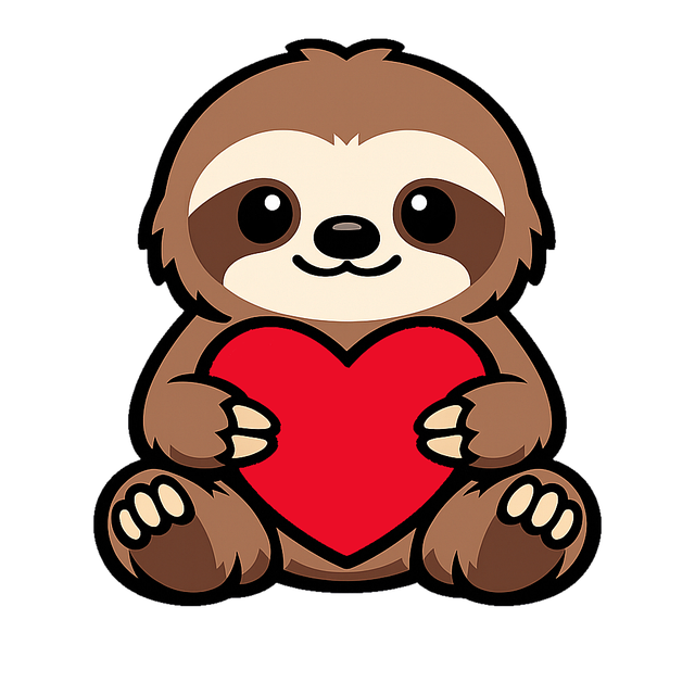 Download Baby Sloth Illustration, Cute Animal, Cartoon Object. Royalty ...
