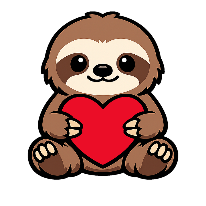 Download Baby Sloth Illustration, Cute Animal, Cartoon Object. Royalty ...