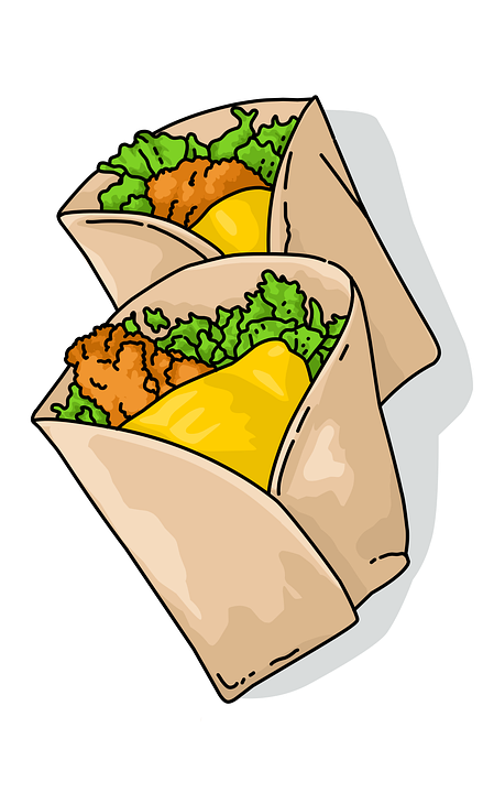 Download Wrap, Sandwich, Food. Royalty-Free Vector Graphic - Pixabay