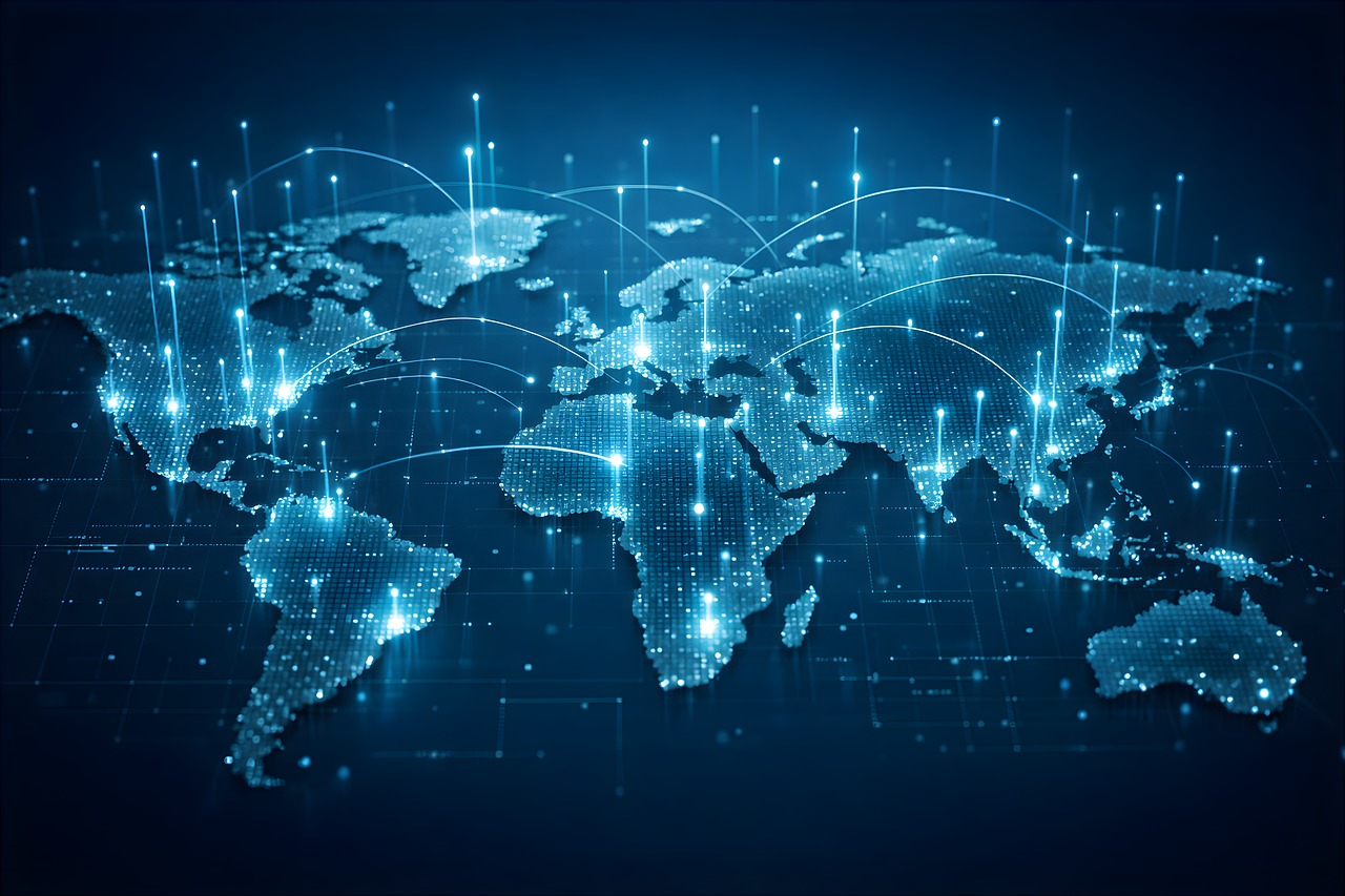 Carte Du Monde Global Connexion - Image gratuite sur Pixabay