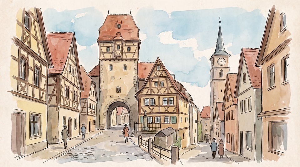 Download Medieval, Architecture, Germany. Royalty-Free Stock ...