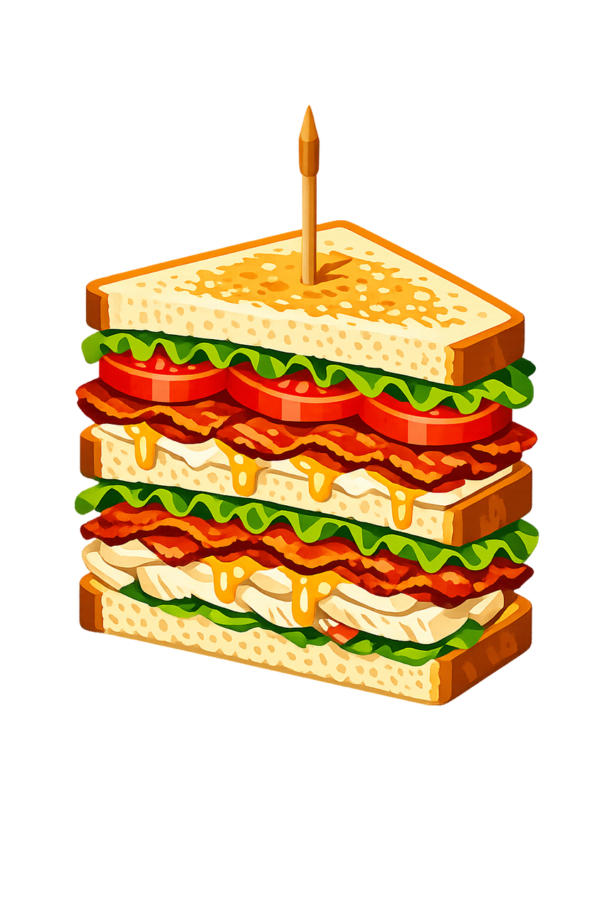 Download Club Sandwich, Gourmet Sandwich, Triple Stack. Royalty-Free ...