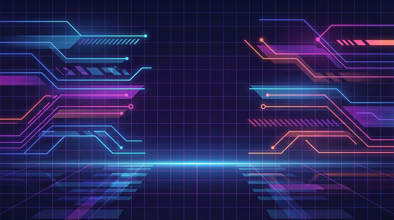 Download Cyberpunk, Synthwave, Retrowave. Royalty-Free Stock ...