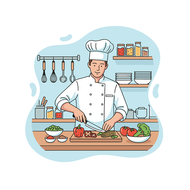 Download Chef Illustration, Cooking Vegetables, Professional Chef ...