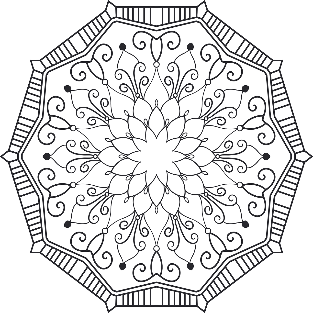 Download Mandala, Model, Piece. Royalty-Free Stock Illustration Image ...