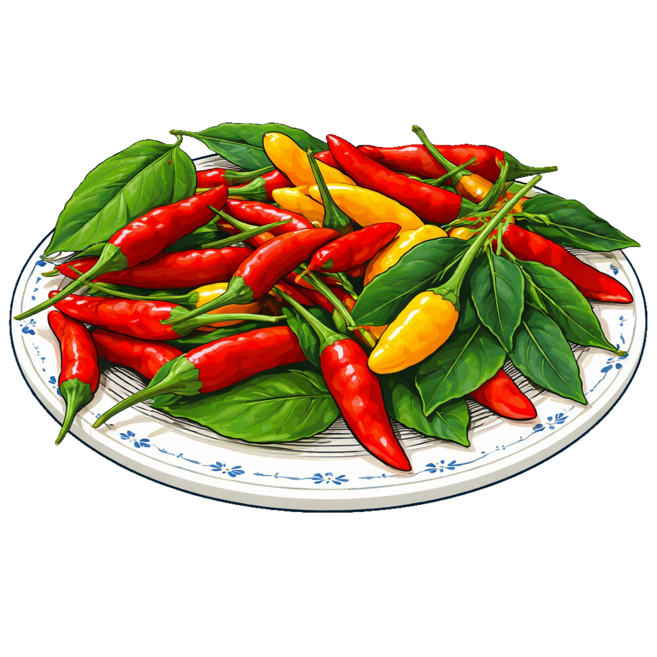 Download Chili Peppers, Hot Peppers, Red Chili. Royalty-Free Vector ...
