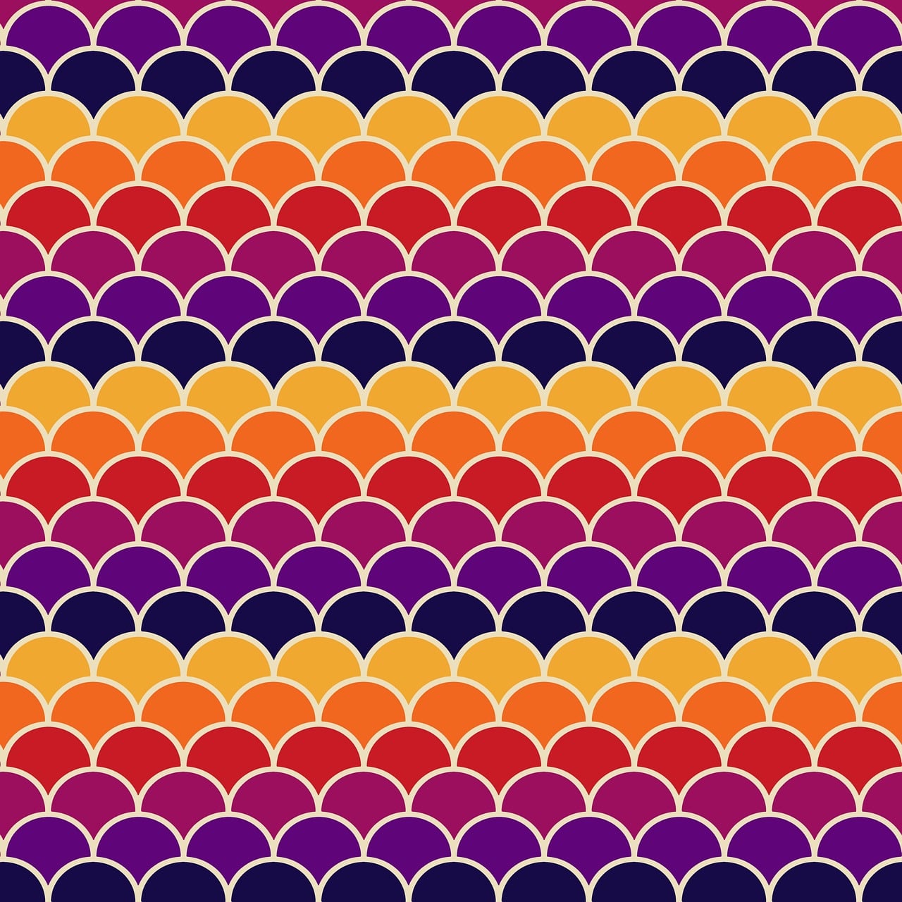 Download Scallop, Repeating, Pattern. Royalty-Free Stock Illustration ...