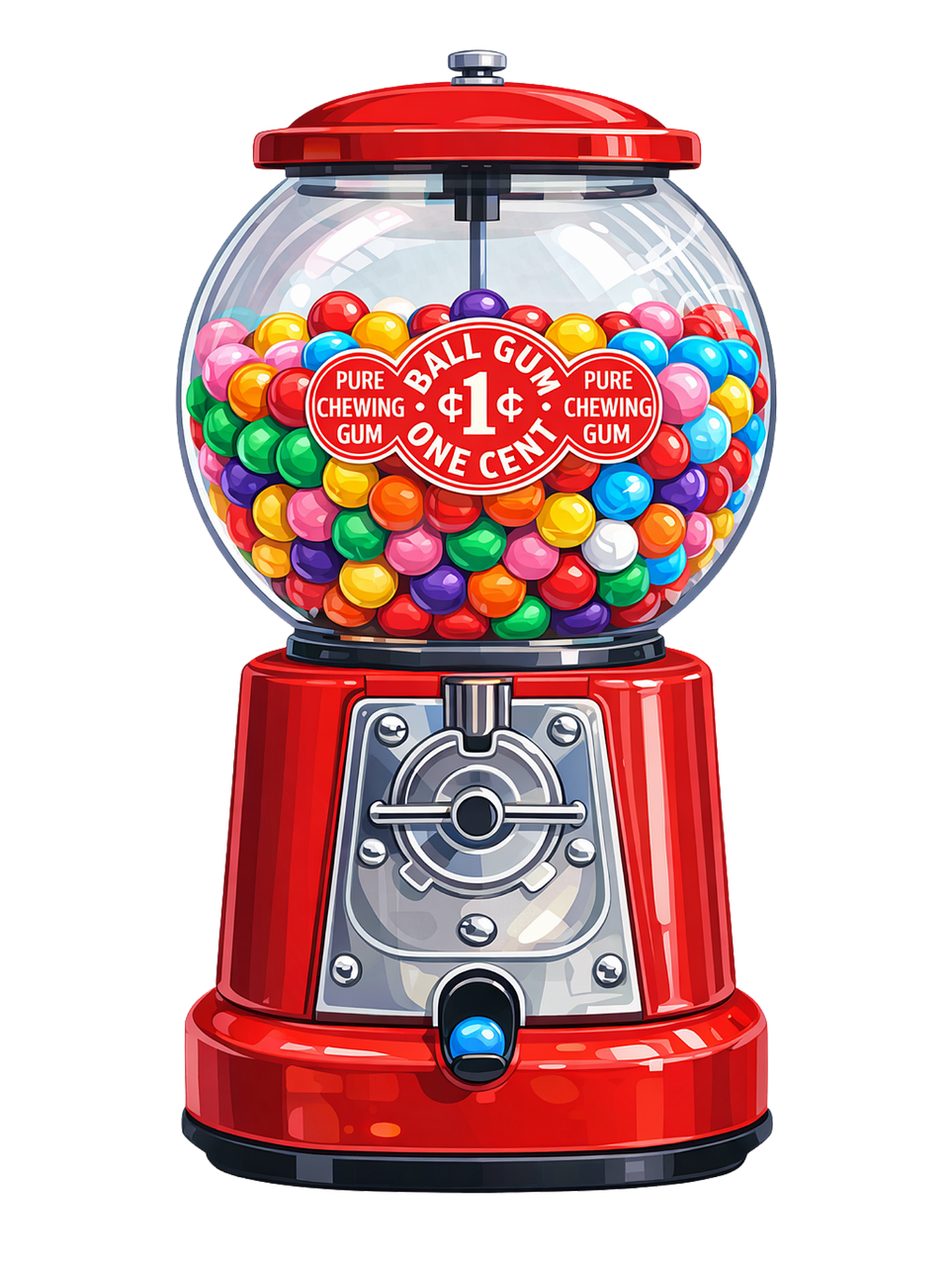 Download Gumball Machine, Bubble Gum, Candy Dispenser. Royalty-Free ...