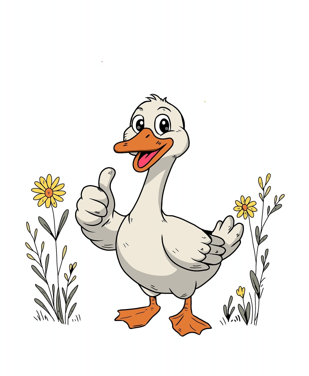 Download Happy, Duck, Smile. Royalty-Free Stock Illustration Image ...