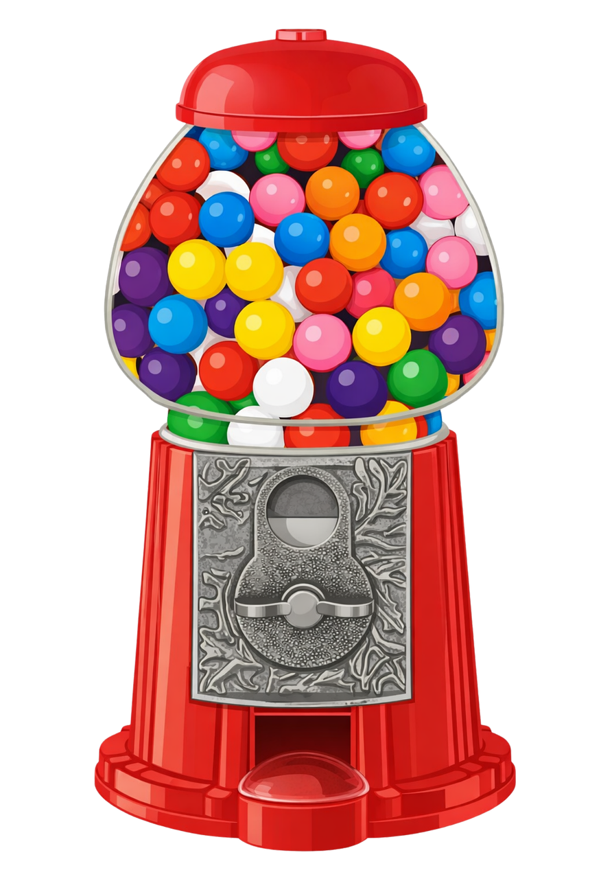 Download Gumball Machine, Bubble Gum, Candy Dispenser. Royalty-Free ...