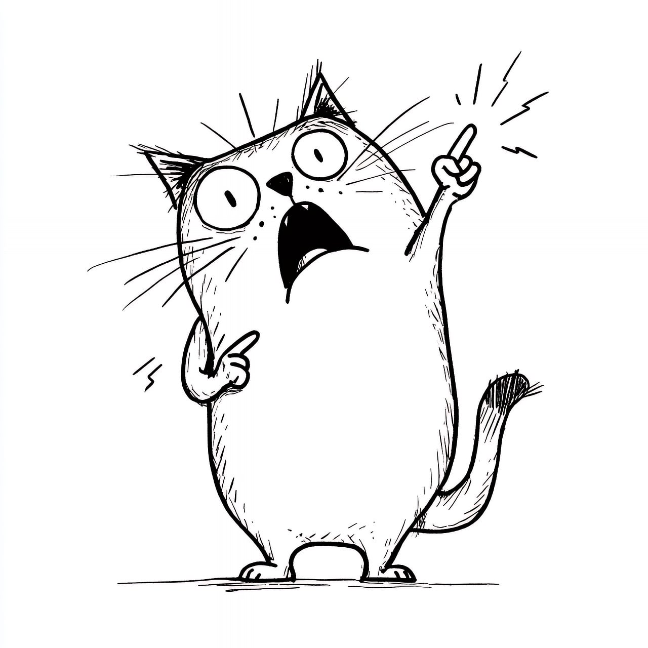 Download Cat, Cartoon, Animal. Royalty-Free Stock Illustration Image ...