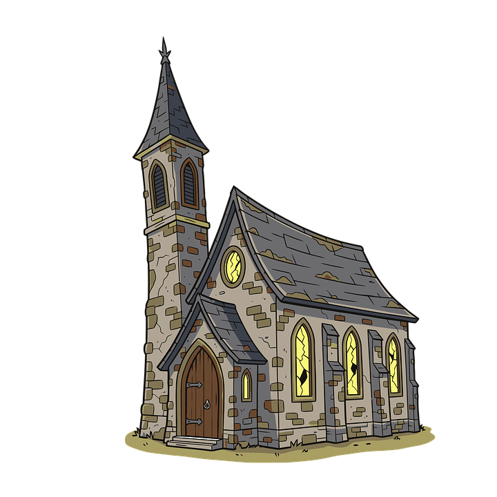 Download Church, Building, Animation. Royalty-Free Stock Illustration ...