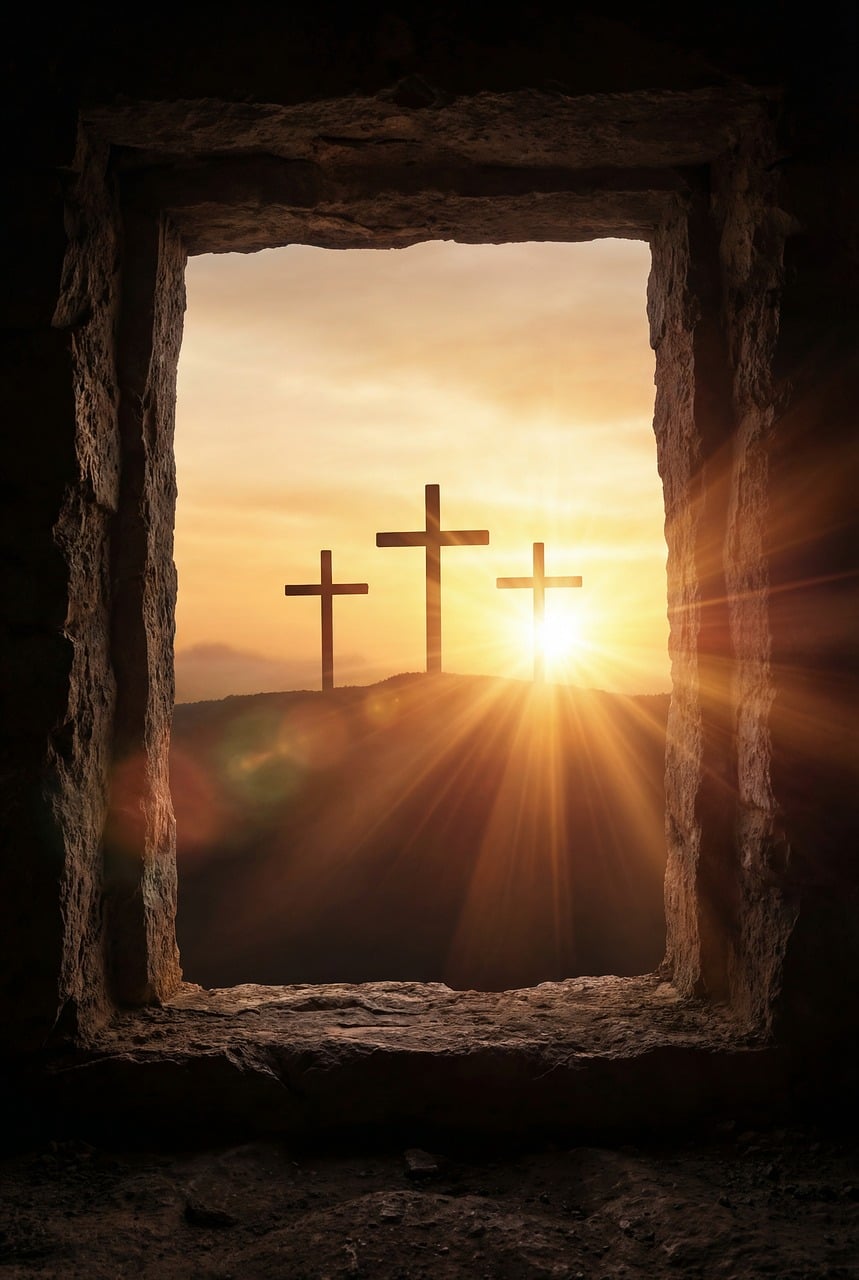 Download Resurrection, Easter, Crosses. Royalty-Free Stock Illustration ...