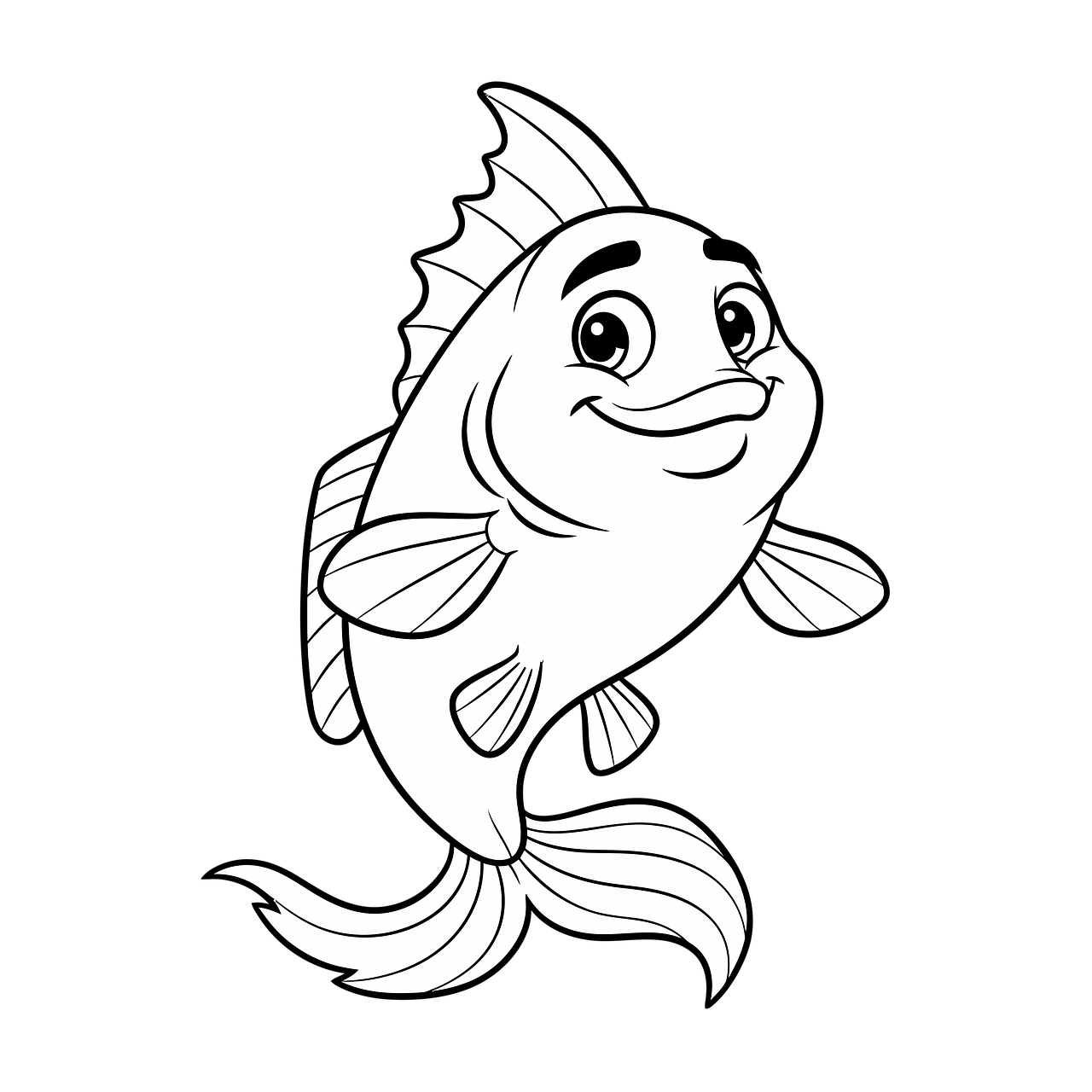 Download Fish, Face, Line Art. Royalty-Free Stock Illustration Image ...