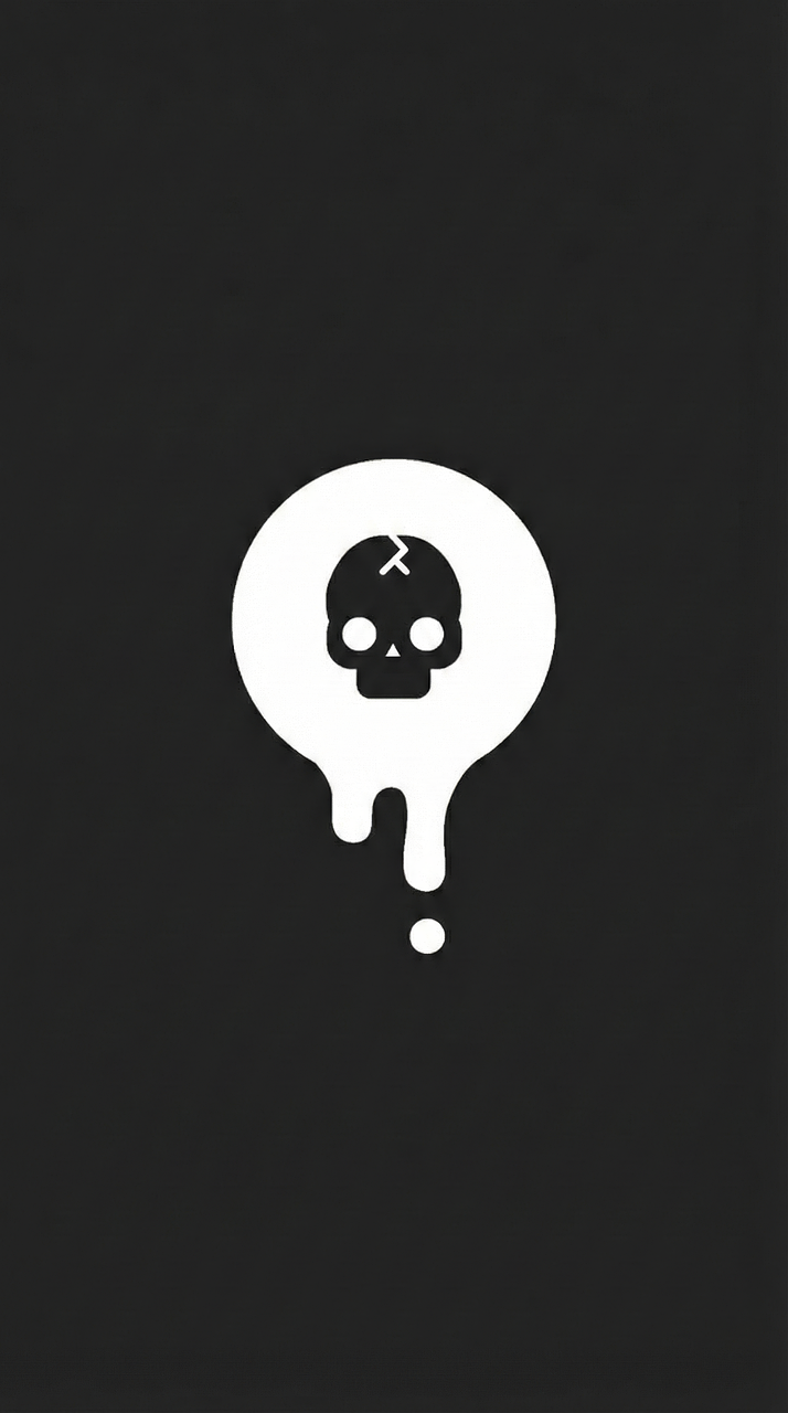 Download Skull, Melting, Icon. Royalty-Free Stock Illustration Image ...