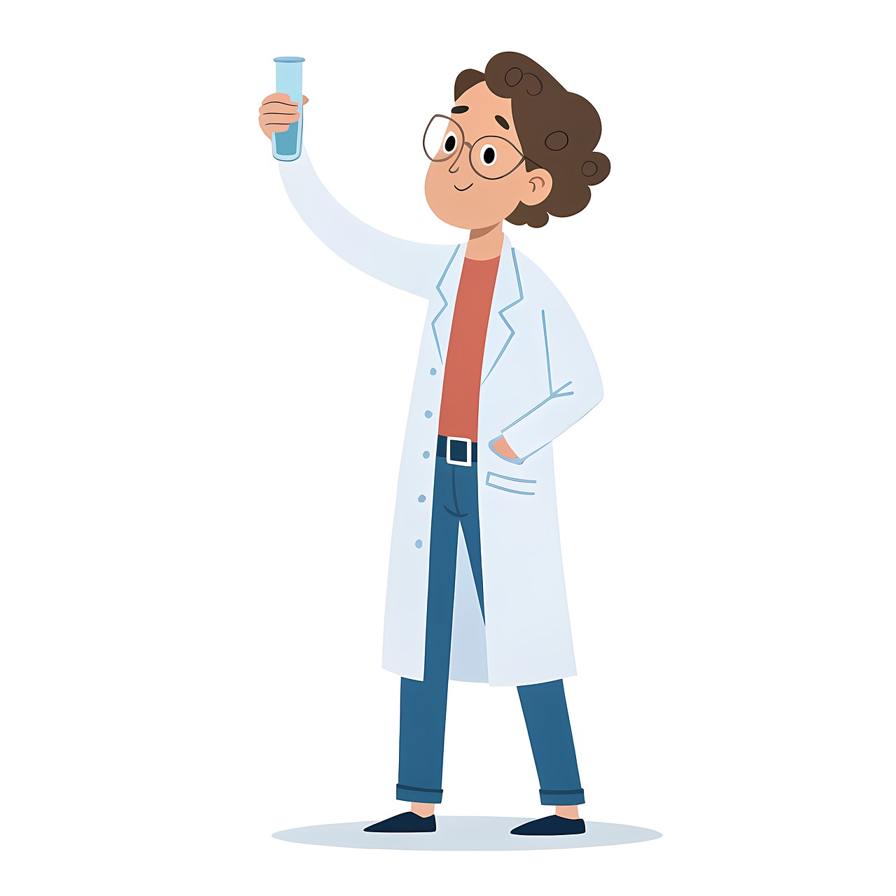 Download Cartoon, Scientist, Laboratory. Royalty-Free Stock ...