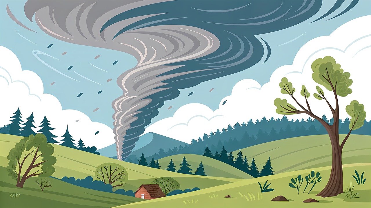 Download Tornado, Hurricane, Cyclone. Royalty-Free Stock Illustration ...
