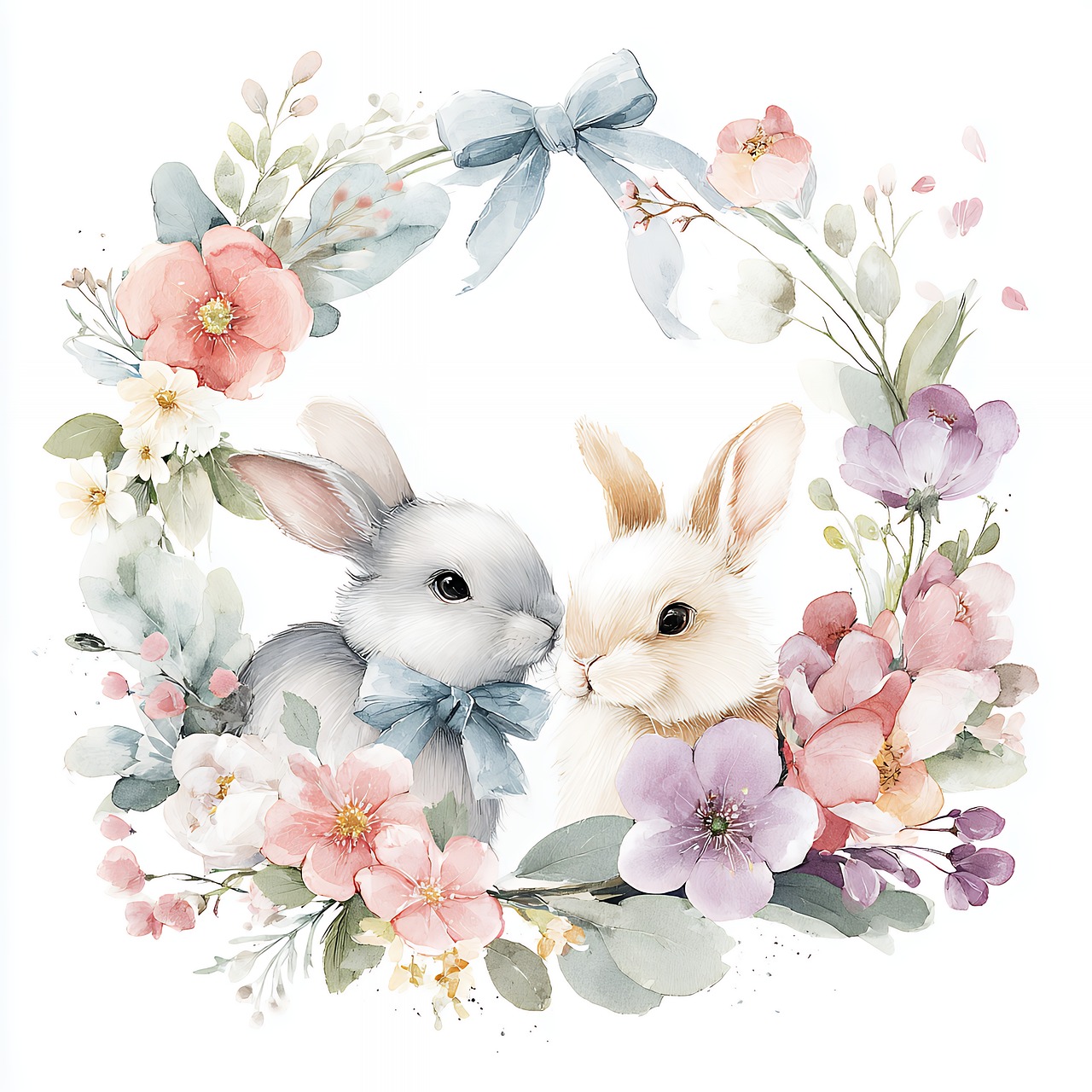 Download Easter, Bunny, Rabbit. Royalty-Free Stock Illustration Image ...