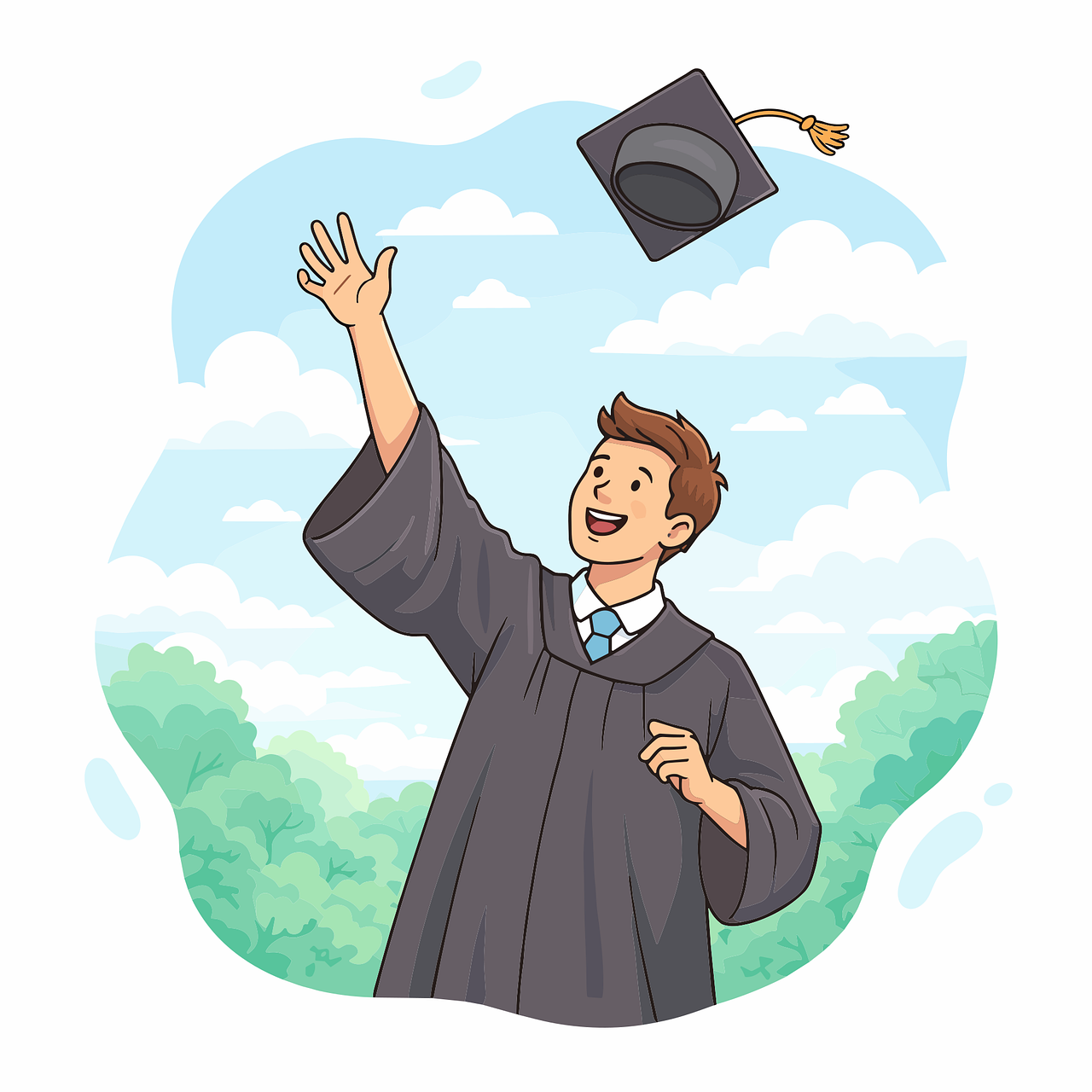 Kelulusan Lulus Wisuda Topi - Gambar vektor gratis di Pixabay