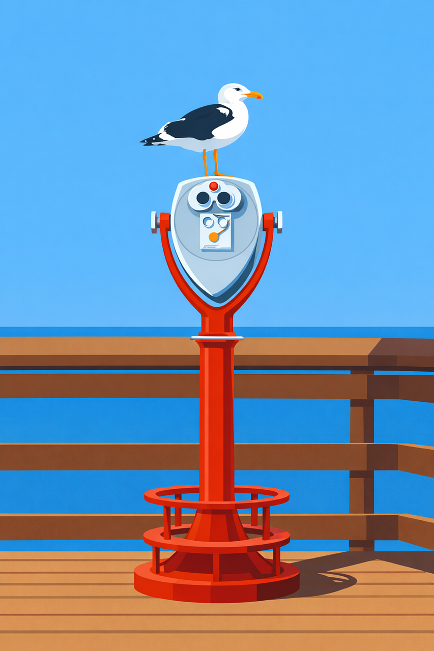 Download Seagull, Bird, Binoculars. Royalty-Free Vector Graphic - Pixabay