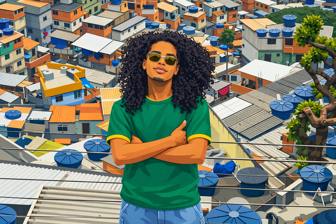 Download Rocinha, Rio De Janeiro, Brazil. Royalty-Free Vector Graphic ...