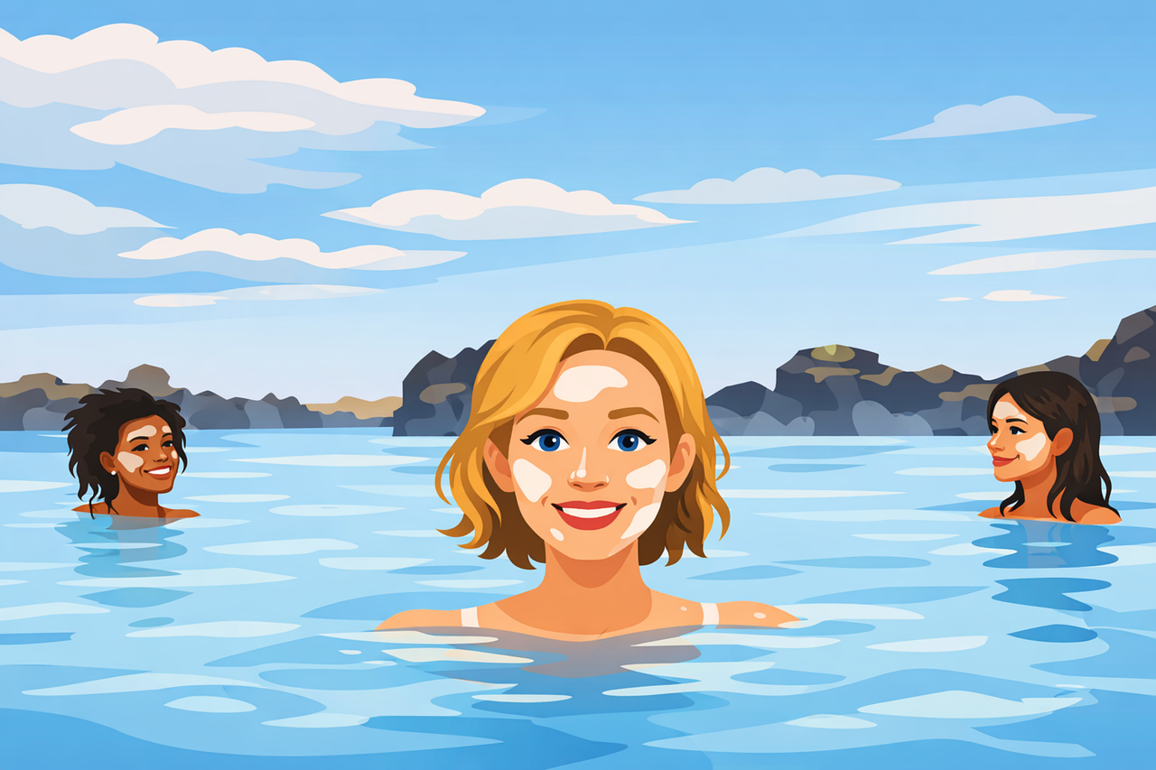 Download Blue Lagoon, Geothermal Spa, Hot Spring. Royalty-Free Vector ...